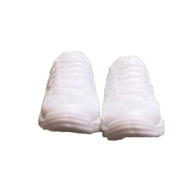 Mattel | Toys | Barbie Doll Tennis Shoes Trainers Sneakers White ...